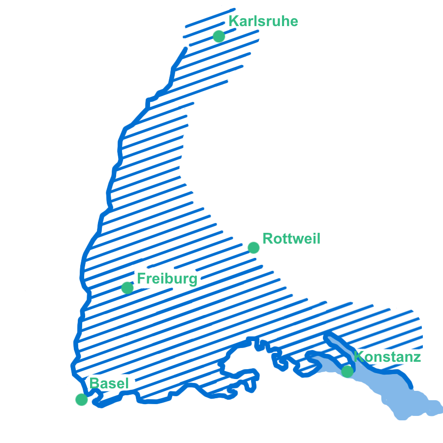 Unser Einzugsgebiet – Wäscherei Ruck – Textile Dienstleistungen
